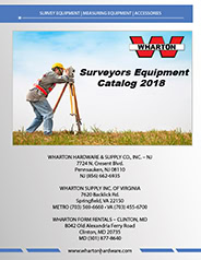 Distributor and Supplier of Surveying and Topological Products - NJ, PA, MD, VA